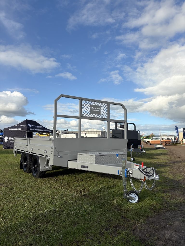 Powder Coated Flat Top Tipper Trailers Perth